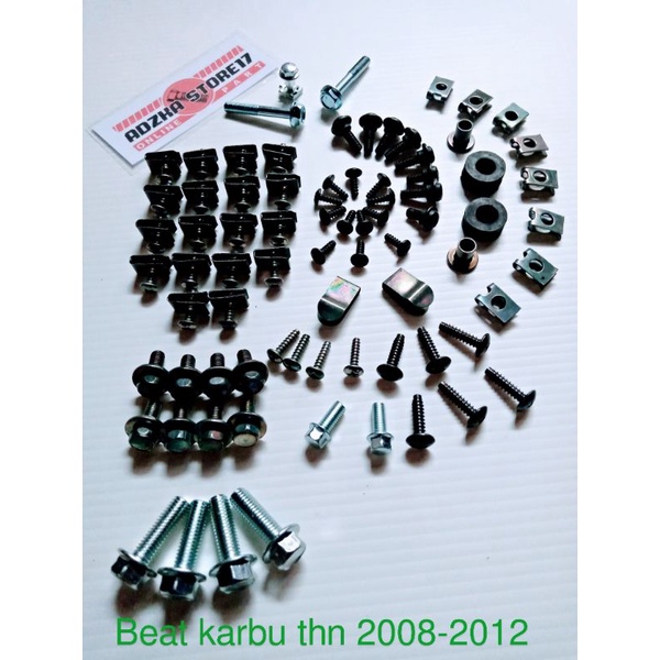 Jual baut body beat karbu full set/baut full body beat karbu | Shopee ...