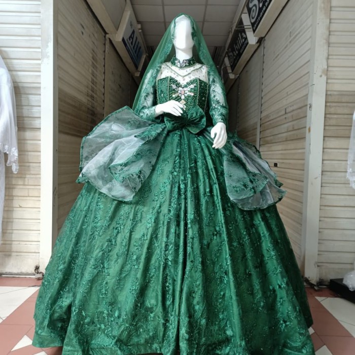 Jual Original Produk Kebaya Dress Pesta gaun pengantin bustier mewah ...