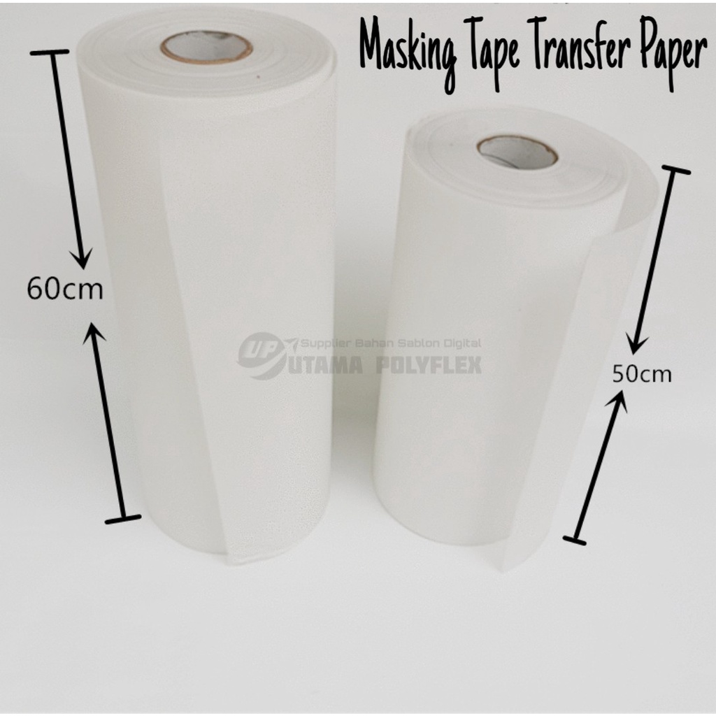 Jual Masking Tape Polyflex Printable Transfer Paper Lebar 50 cm 100 ...