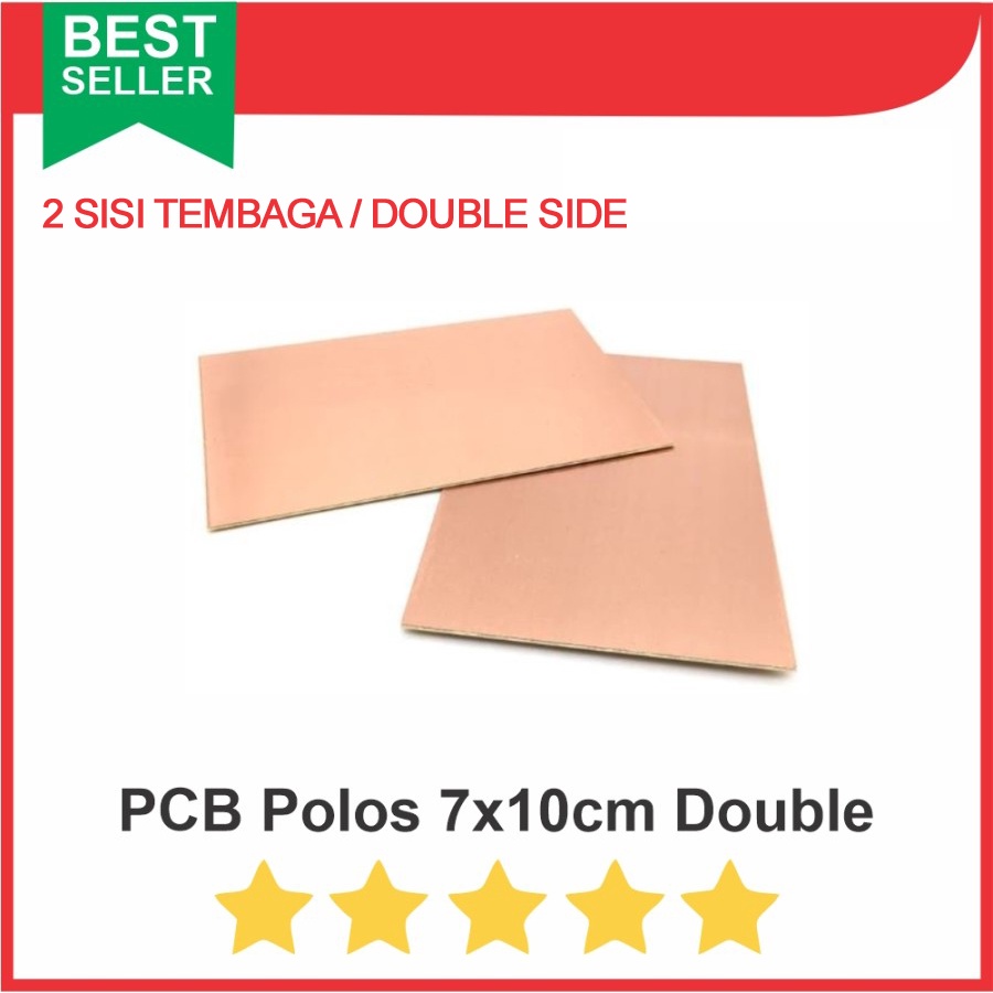 Jual PCB polos FR4 2 sisi double side 7x10cm | Shopee Indonesia