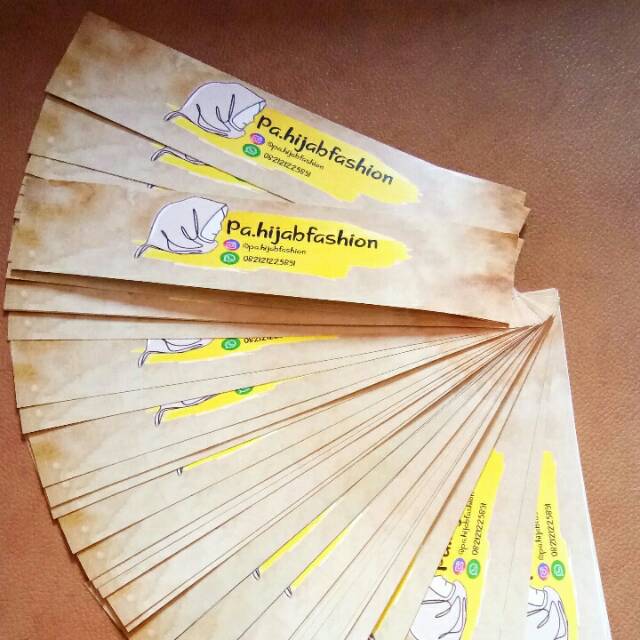 Jual Roller Label Hijab / Tag Hijab / pembungkus Hijab | Shopee Indonesia
