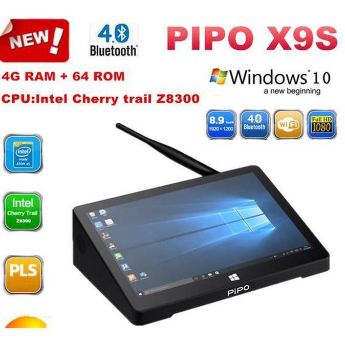 Jual PIPO X9S 4GB 64GB Windows 10 Mini PC Intel Cherry Trail Z8350 8.9 Inch | Shopee Indonesia