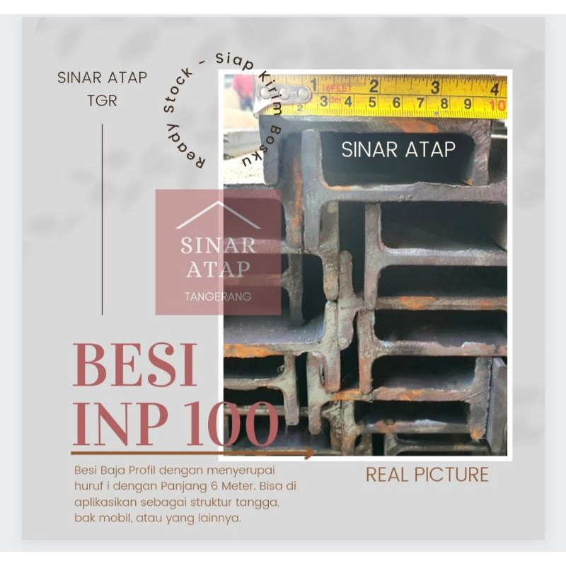 Jual BESI INP 100 x 6 Meter | Shopee Indonesia