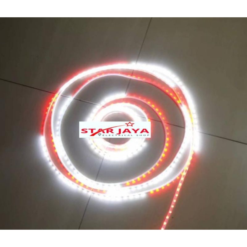 Jual LED STRIP MERAH PUTIH AGUSTUSAN 100m free adaptor RGB 3 pcs ...