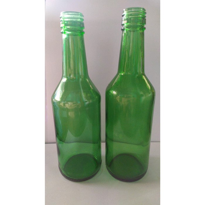 Jual Botol Kaca Hijau 350 ml - Rekondisi (12PCS) | Shopee Indonesia