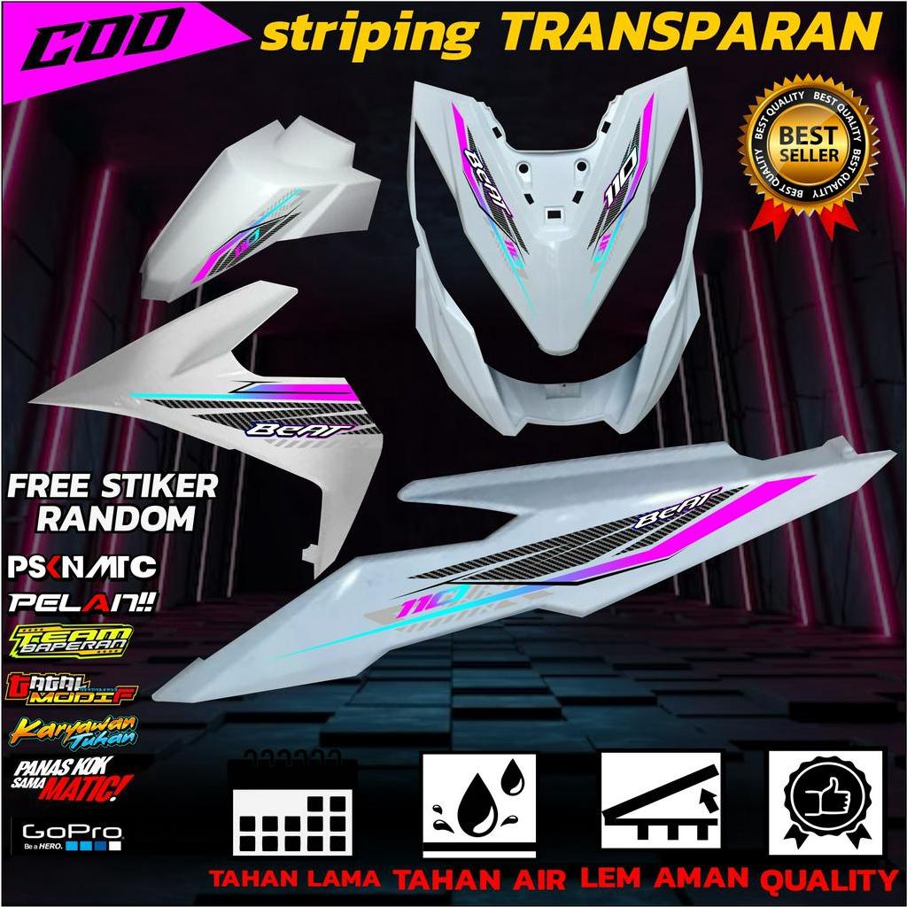 Jual STRIPING BEAT ESP STIKER BEAT TRANSPARAN VARIAN WARNA | Shopee ...
