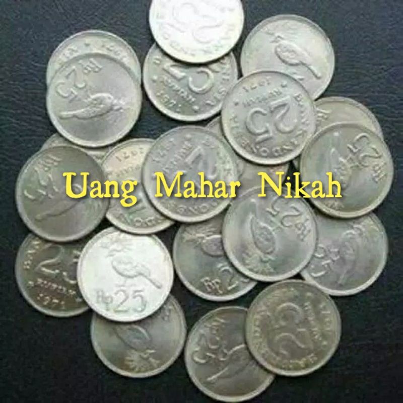 Jual Uang Kuno 25 Rupiah Burung Tahun 1971 | Shopee Indonesia