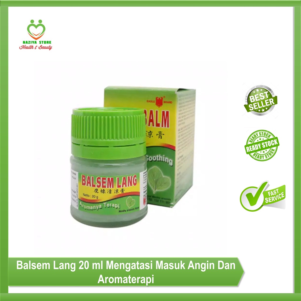 Jual Balsem Lang Hijau Besar 20 Gram Balsem Gosok Pereda Nyeri Otot ...