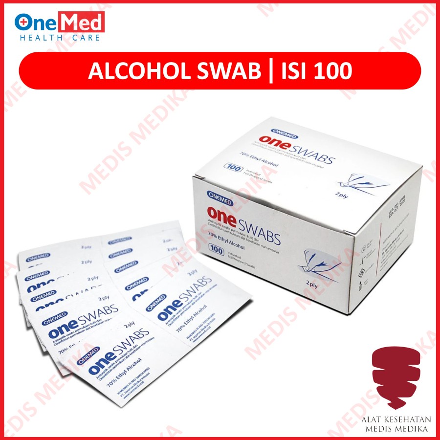 Jual Alcohol Swab Kapas Pembersih Tisu Tissue Alkohol Pads Alcohol ...