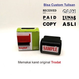 Jual Stempel Otomatis Tulisan bisa Request - Trodat 3911 | Shopee Indonesia