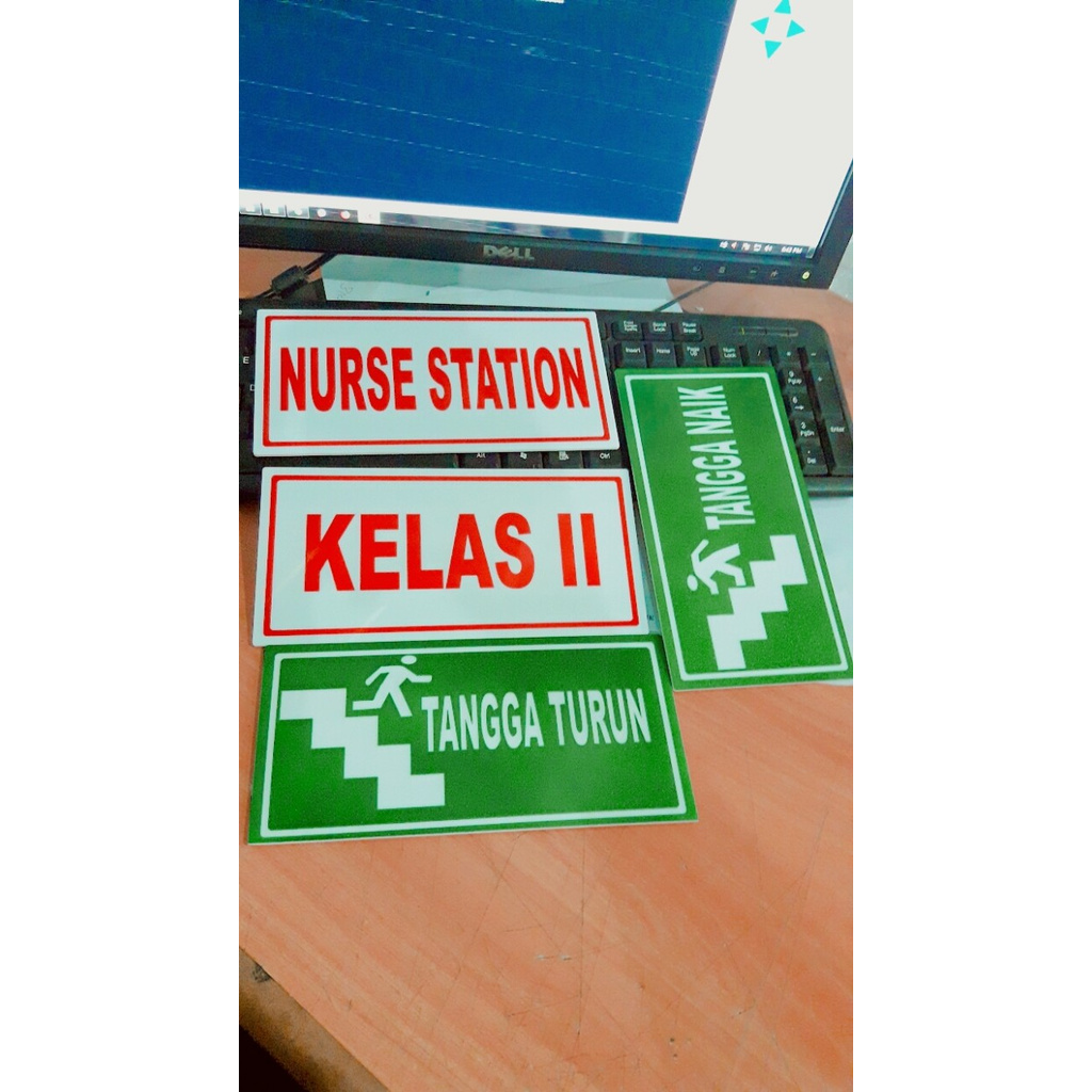 Jual Sign Signage Papan nama Akriliksign Label acrylic Keren | Shopee ...