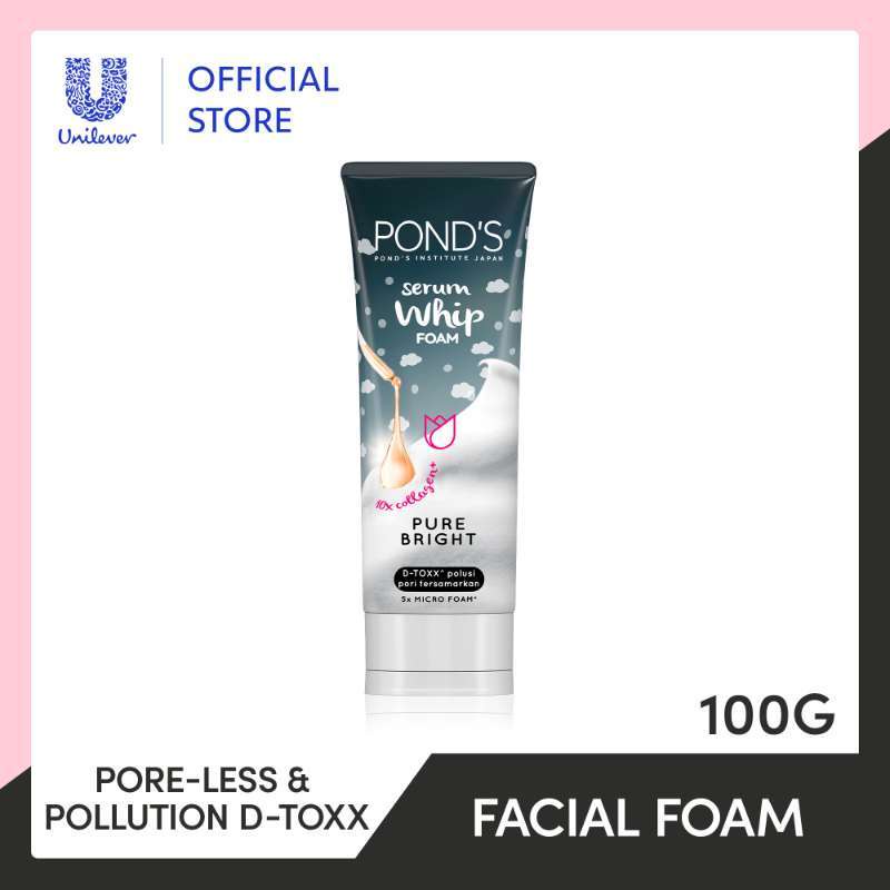 Jual Ponds Serum Whip Foam Pure Bright 100g | Shopee Indonesia