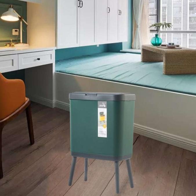Jual 15L TRASH CAN WASTE BIN LIVING ROOM TRASH BIN BEDROOM WASTER BINS ...
