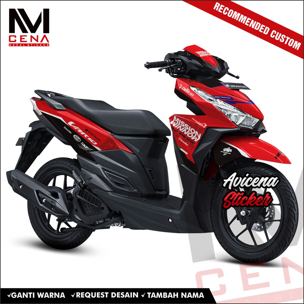 Jual Sticker Decal Honda Vario 125 150 Decal Sticker Vario 125 150 ...