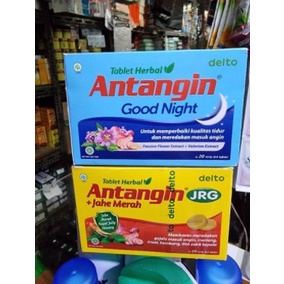 Jual Antangin JRG + Jahe Merah & Antangin Good Night Tablet 1 Box isi ...