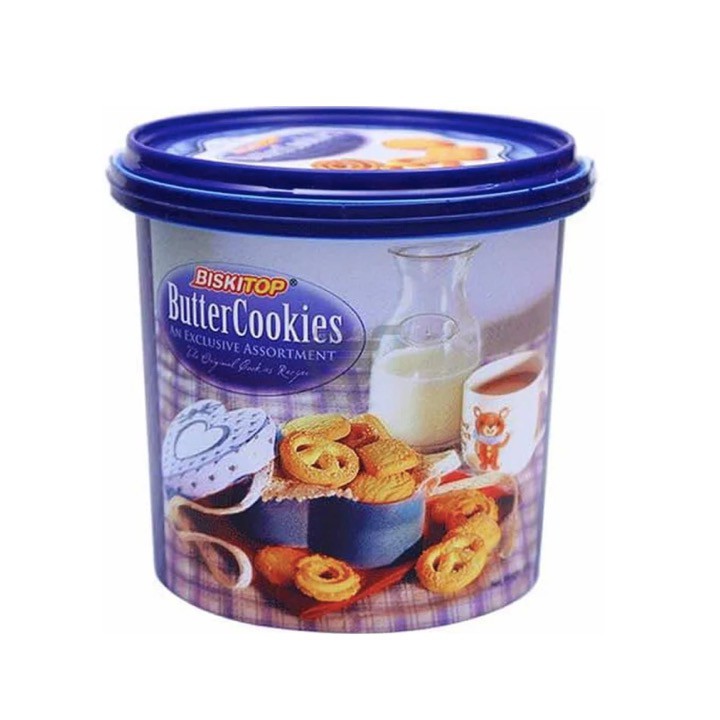 Jual Biskitop Butter cookies Bucket 370gr | Shopee Indonesia