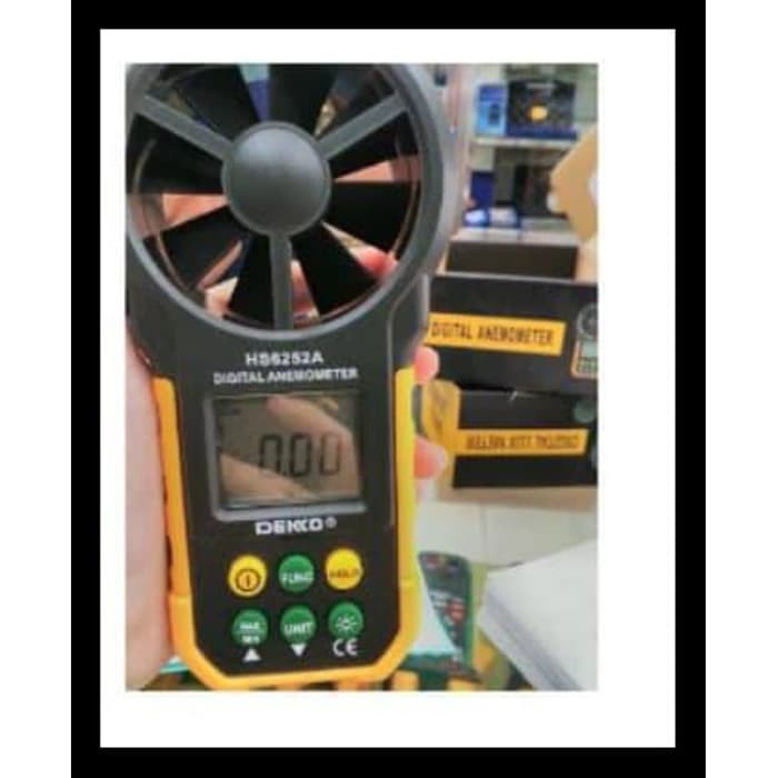 Jual Jual Digital Anemometer Meter Dekko Hs-6252A Alat Kecepatan angin ...