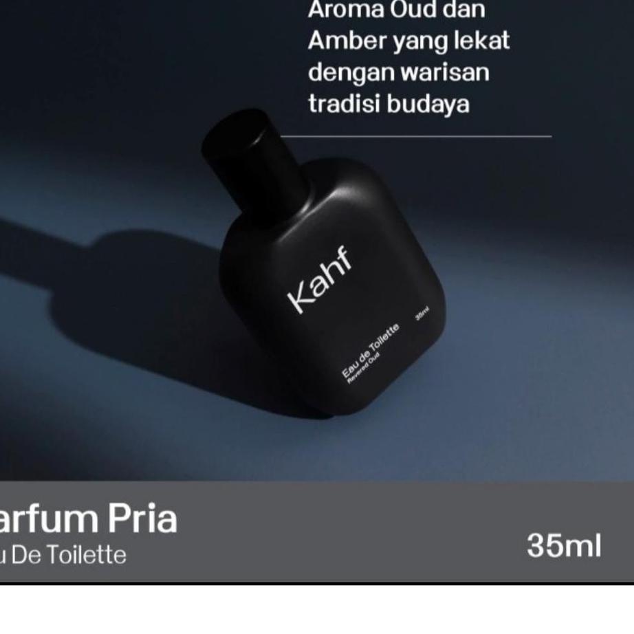 Jual Kahf Parfum Pria Revered Oud Eau de Toilette 35 ml ( HITAM ...