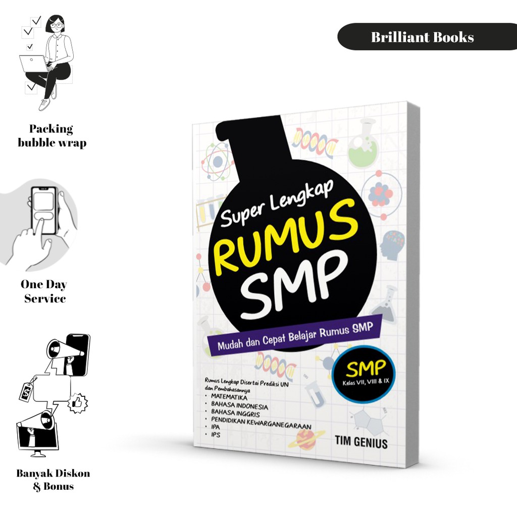 Jual 1.1 SALE - BUKU SUPER LENGKAP RUMUS SMP - BRILLIANT BOOKS | Shopee ...