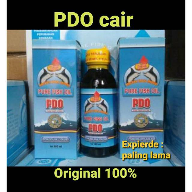 Jual PDO Cair Minyak ikan laut dalam kaya Omega 3,6,9 dan Vit.b E ...