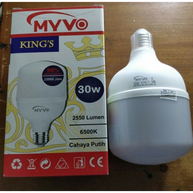 Jual LAMPU LED MYVO KING 30watt / 40watt / 50watt SUPER TERANG | Shopee ...