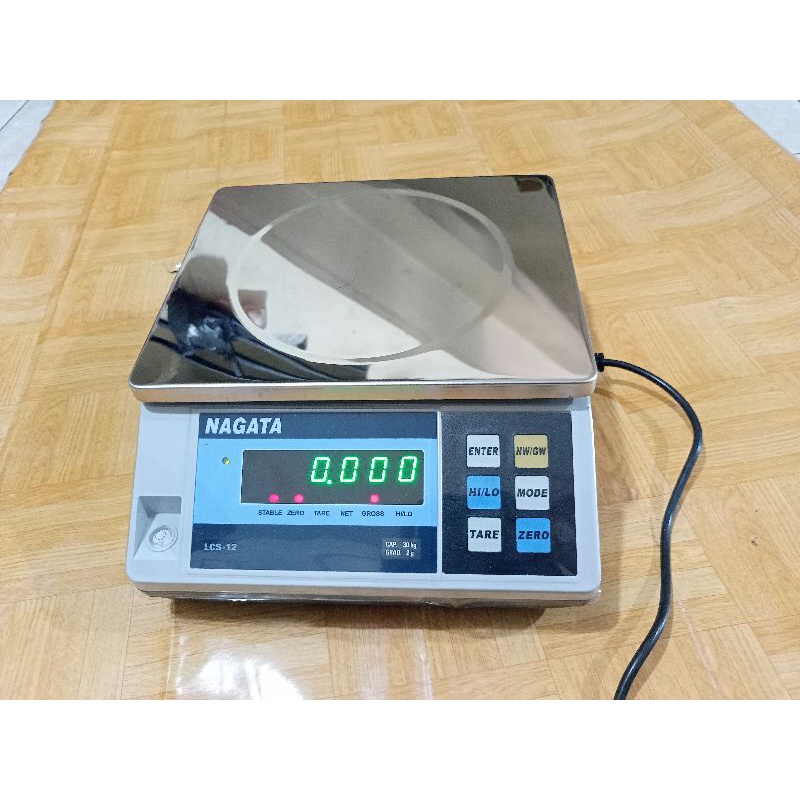 Jual Timbangan Digital Nagata Lcs 12 6kg,12kg,30kg | Shopee Indonesia