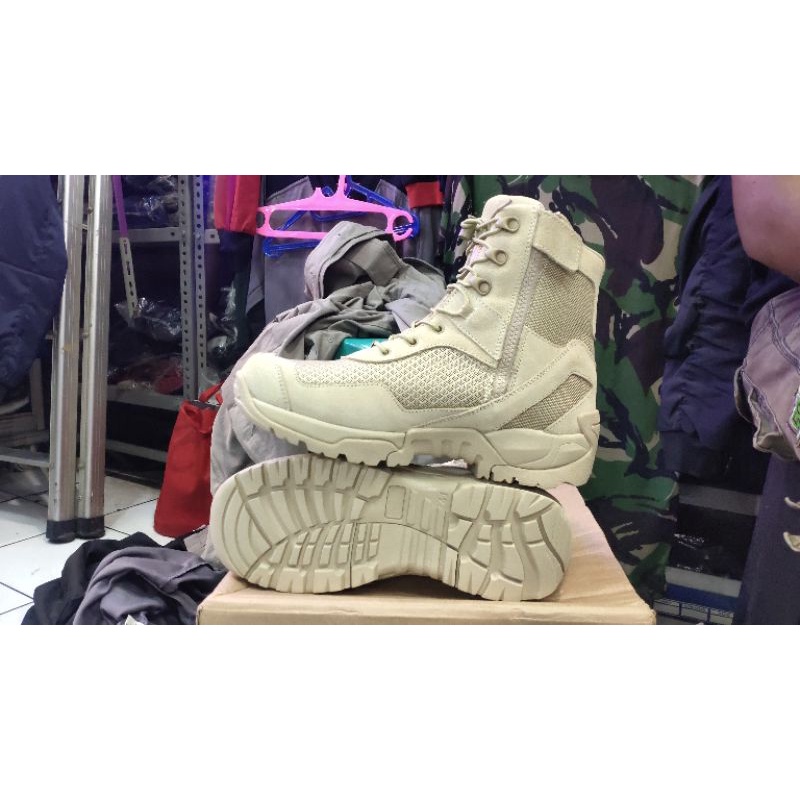 Jual sepatu tactical resintel pembagian polri/gurun/pol pp | Shopee ...