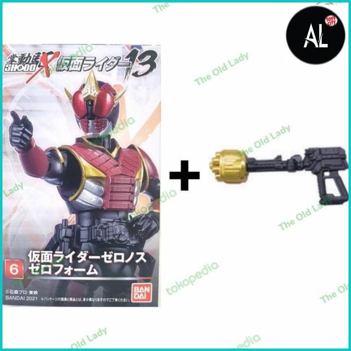 Jual Al Shodo-X Kamen Rider 13 Den O Zeronos Zero Form + Weapon Parts ...