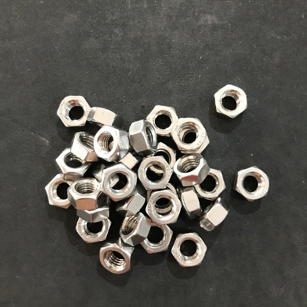 Jual MUR STAINLESS STEEL M8 NUT SS SUS 304 M8 BAUT KUNCI 13 | Shopee Indonesia