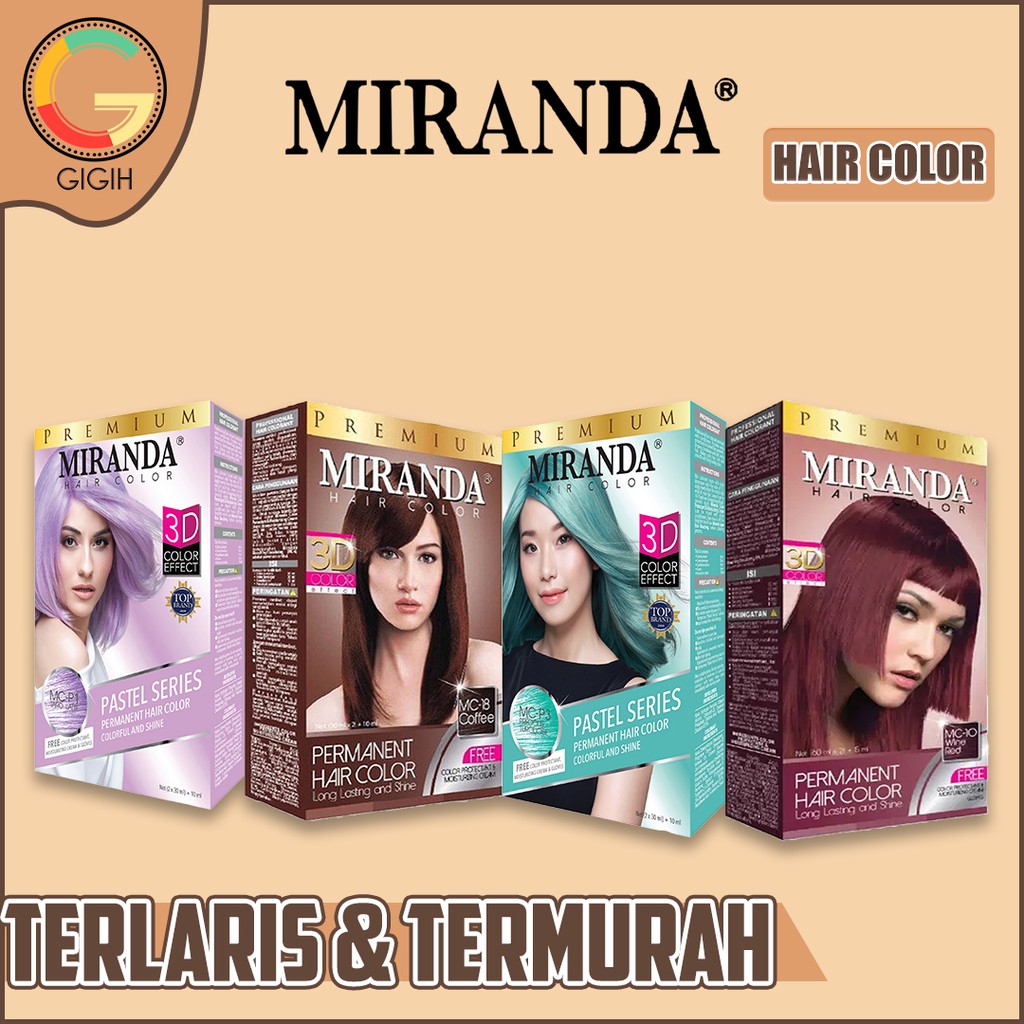 Jual MIRANDA HAIR COLOR / MIRANDA CAT RAMBUR / MIRANDA PEWARNA RAMBUT ...