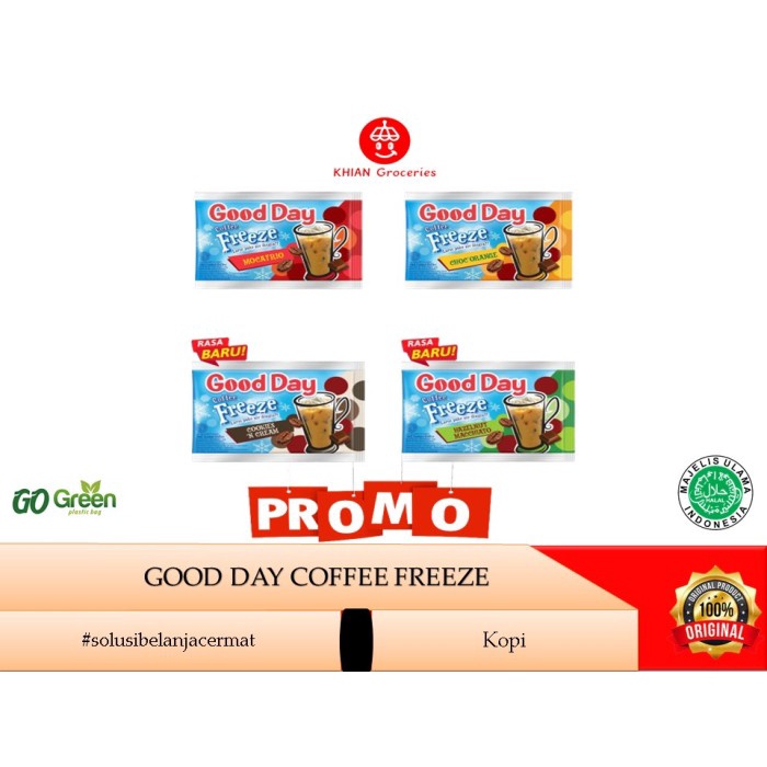 Jual Good Day Freeze Kopi Sachet All Varian 1 Renceng 30gram x 5 Sachet ...