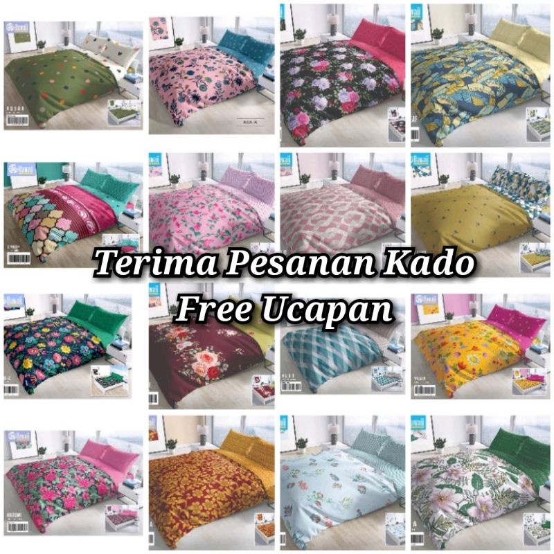 Jual Hawaii Bed Cover Set Murah 180x200 King Size 180 x 200 Adenia ...