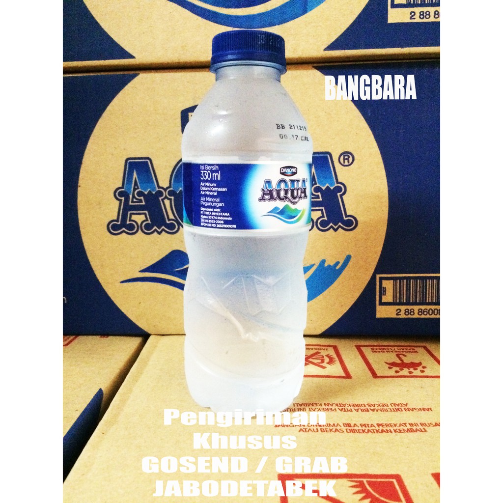 Jual Aqua Botol 330ml | Shopee Indonesia