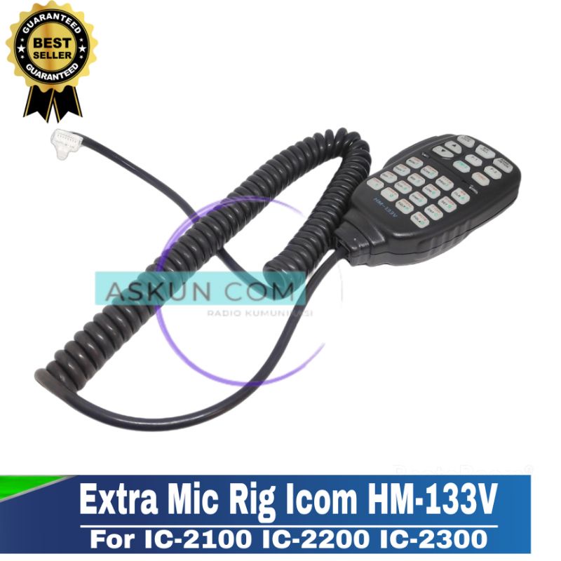 Jual EXTRA MIC HM-133 UNTUK RIG ICOM IC-2100 2200 2300 | Shopee Indonesia