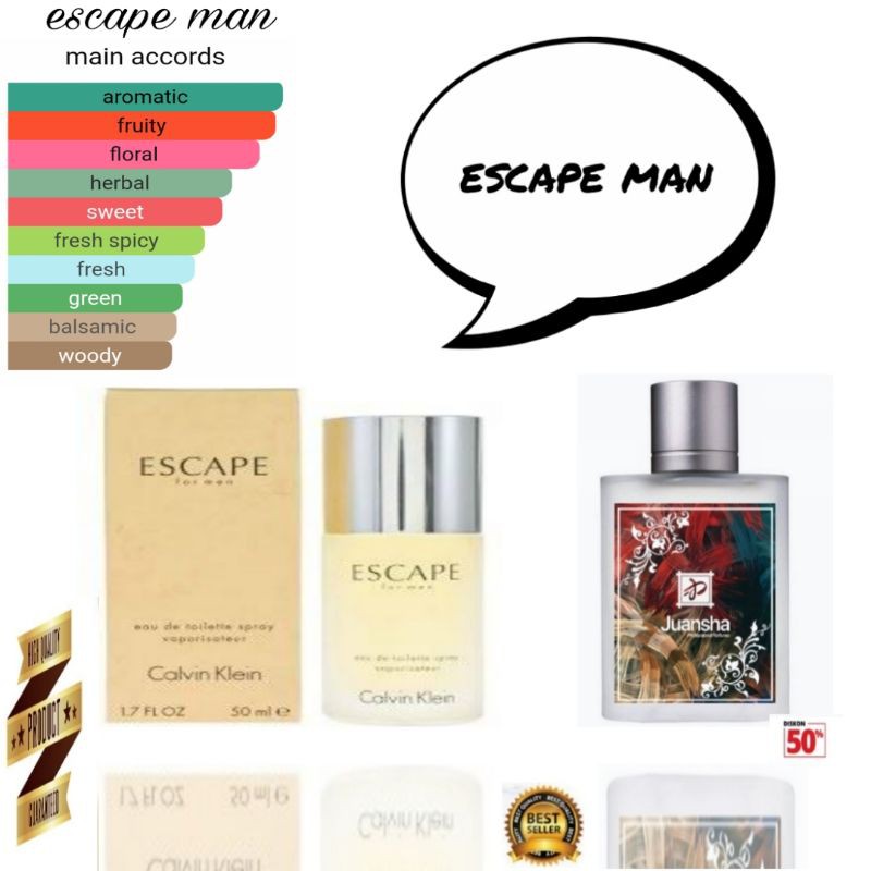 Jual PARFUM ESCAPE MAN // INSPIRED PARFUM BY ESCAPE MAN 30ML | Shopee ...