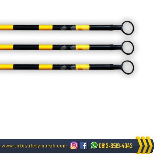 Jual Cone Bar Retractable Stick Penghubung Safety Cone/ Palang Traffic ...