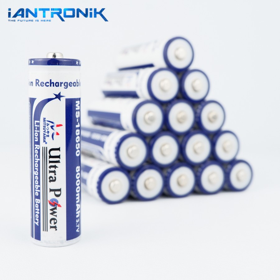 Jual Baterai Cas Li-ion Button Type 18650 Kapasitas 8000mAh Per Pcs ...