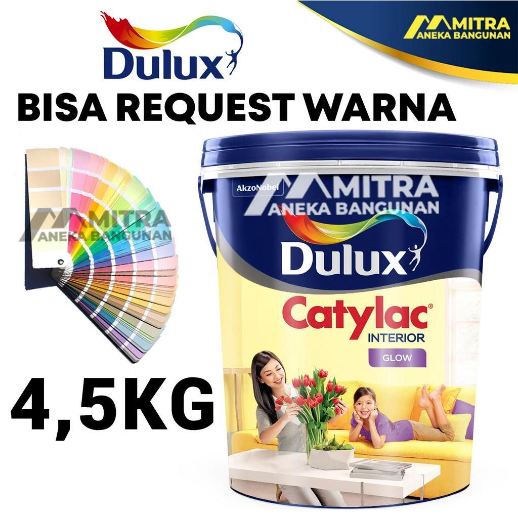 Jual CAT TEMBOK DULUX CATYLAC GLOW INTERIOR 4,5 KG / BISA REQUEST ...
