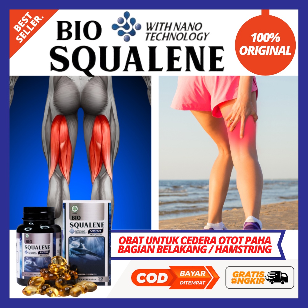Jual Obat Cedera Hamstring, Sakit Otot Paha Bagian Belakang, Otot Hamstring Tarikan / Robek ...