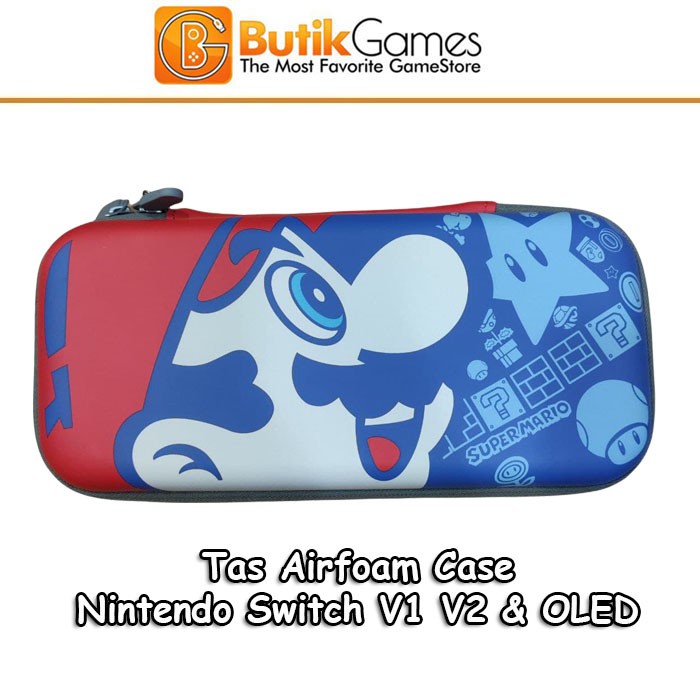 Jual Tas Airfoam Air Foam Pouch Hardcase Case Nintendo Switch Super ...