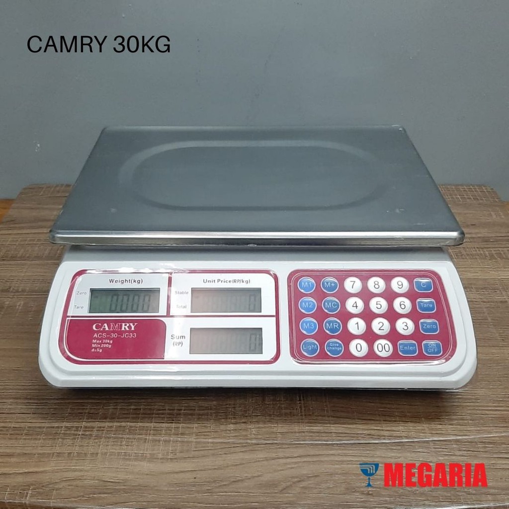 Jual Timbangan Digital CAMRY 30kg/Timbangan Buah dan Sayur | Shopee ...