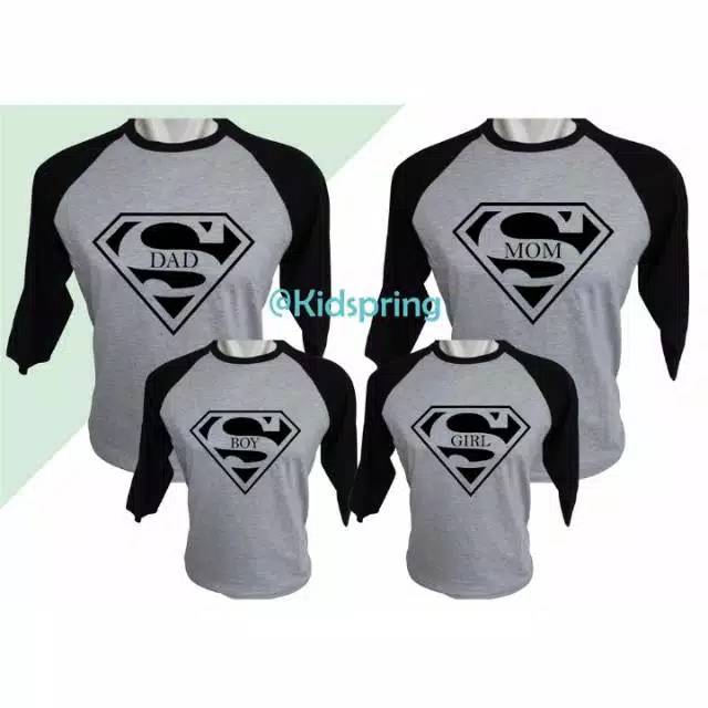 Jual BAJU Couple Reglan Keluarga Family Kembaran Samaan Anak Ayah Ibu Couple Superman | Shopee ...