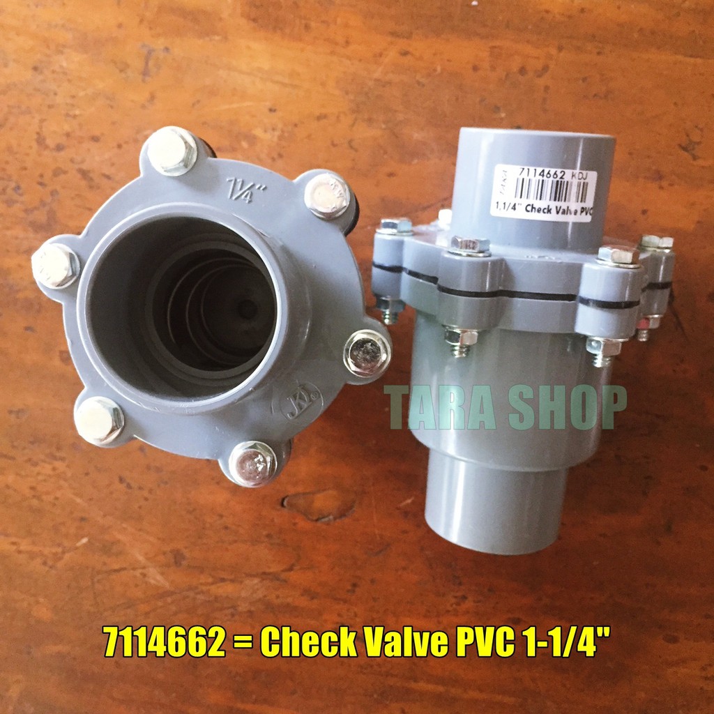 Jual CHECK VALVE 1-1/4 INCH PVC KDJ - 7114662 | Shopee Indonesia