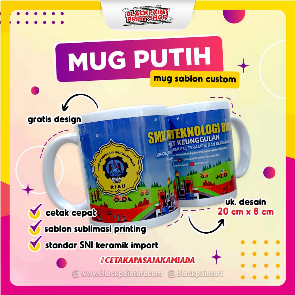 Jual Mug Sablon / Mug Custom / Mug Souvenir / Gelas Sablon / Cangkir ...