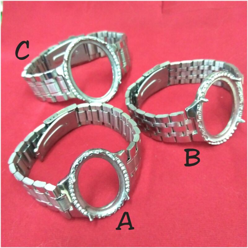 Jual Cangkang/emban gelang tangan batu titanium (stainless stell) 316L ...