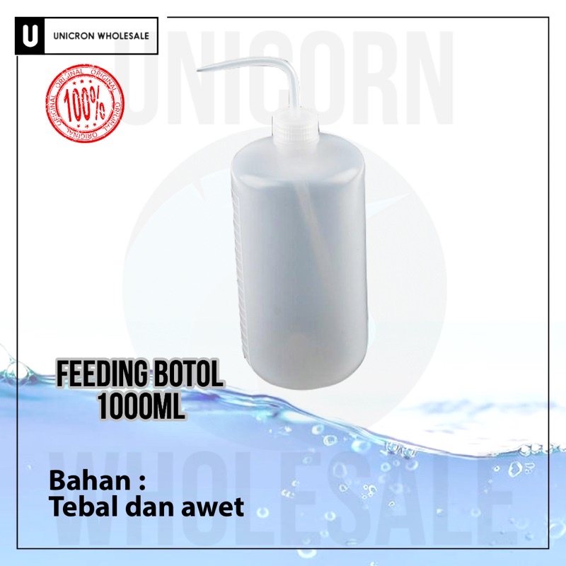 Jual BOTOL SELANG FEEDING BOTOL ARTEMIA JENTIK KUTIR 1000ML BOTOL SULAM ...