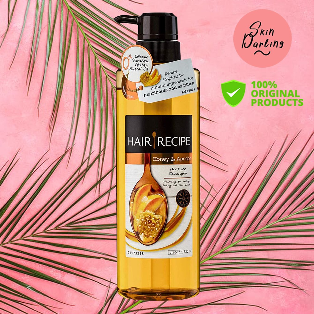 Jual Hair Recipe Honey & Apricot Moisturise Shampoo - 530ml | Shopee Indonesia