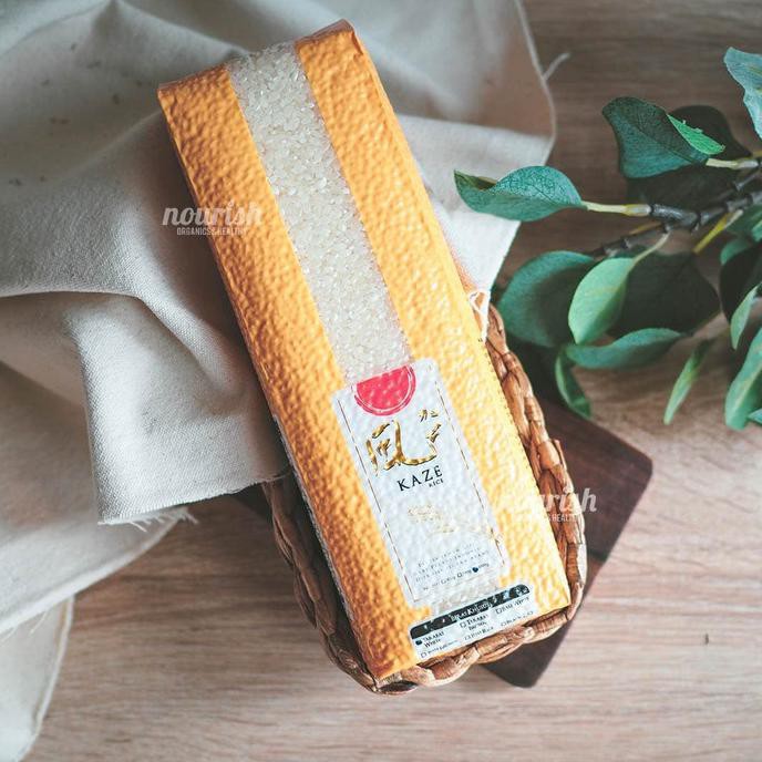 Jual KAZE ORGANIC JAPONICA WHITE RICE ZERO SUGAR (BERAS JEPANG) 1KG ...