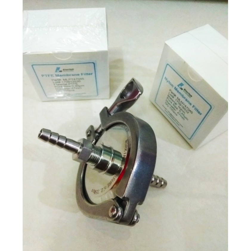 Jual Stainless Steel In - Line Filter Holder Plus PTFE Membrane 47 mm 0 ...