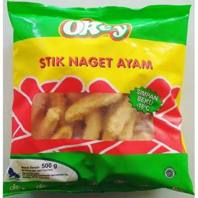 Jual OKEY STIK NAGET STICK NUGGET AYAM 500 GR | Shopee Indonesia